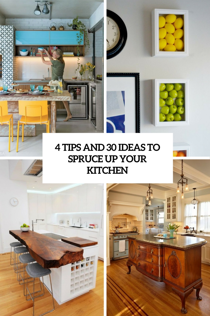 4 Tips And 30 Ideas To Spruce Up Your Kitchen - DigsDigs 4 Tips And 30 Ideas To Spruce Up Your Kitchen - DigsDigs
