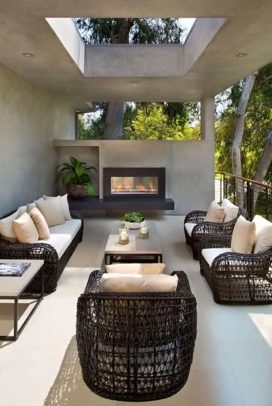 57 Cool Outdoor Living Rooms - DigsDigs