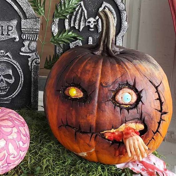 34 Creative Pumpkins Ideas To Decorate Your Space For Halloween - DigsDigs
