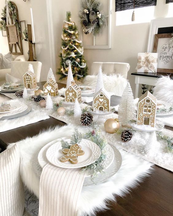 63 Amazing Christmas Table Decorations - DigsDigs