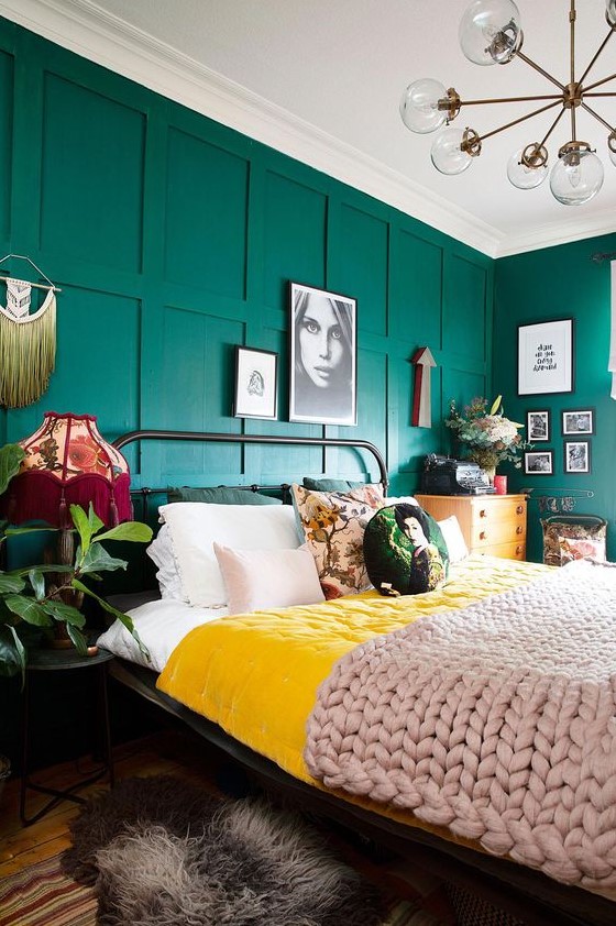 100 Colorful Bedroom Design Ideas - DigsDigs