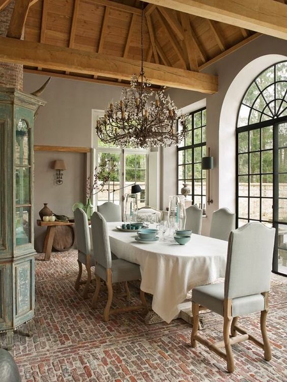 75 Charming French Dining Room Design Ideas - DigsDigs