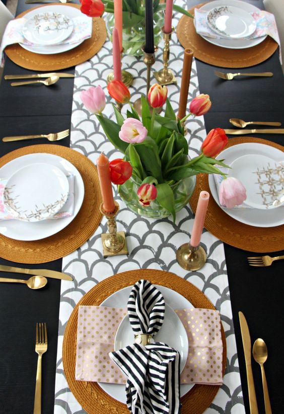 96 Stylish And Inspiring Spring Table Decoration Ideas - DigsDigs