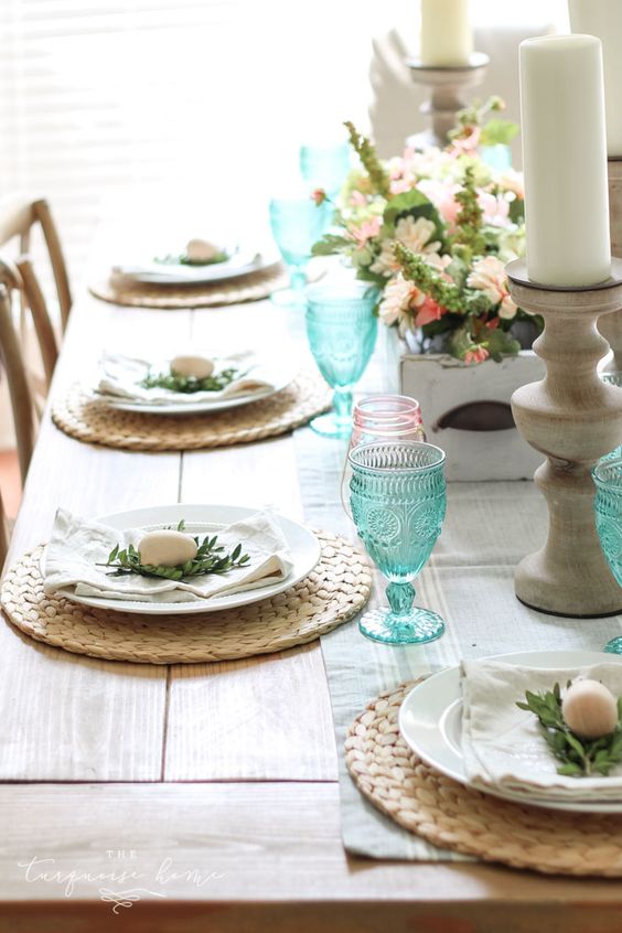 96 Stylish And Inspiring Spring Table Decoration Ideas - DigsDigs