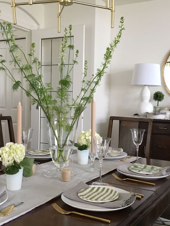 96 Stylish And Inspiring Spring Table Decoration Ideas - DigsDigs