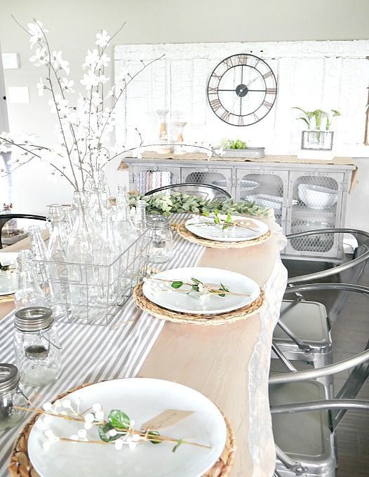 96 Stylish And Inspiring Spring Table Decoration Ideas - DigsDigs