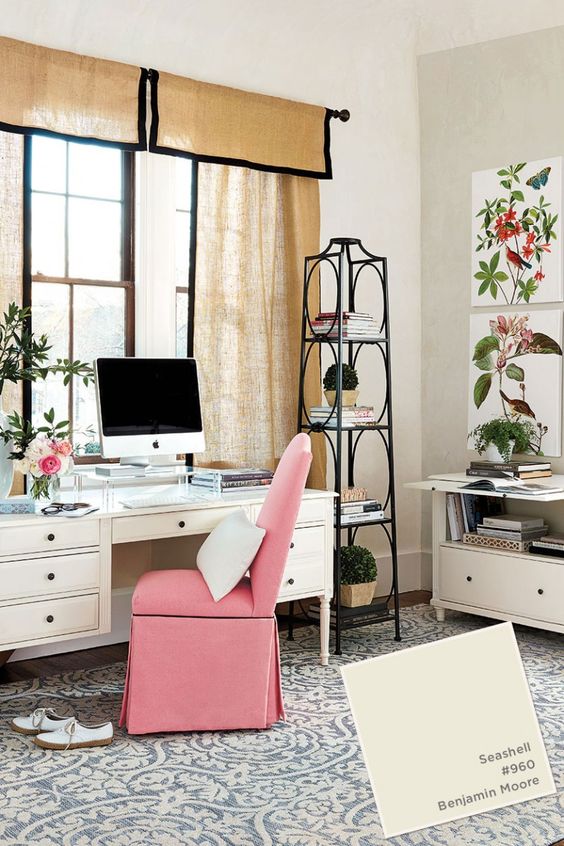 42 Home Office Décor Ideas To Bring Spring To Your Workspace - DigsDigs