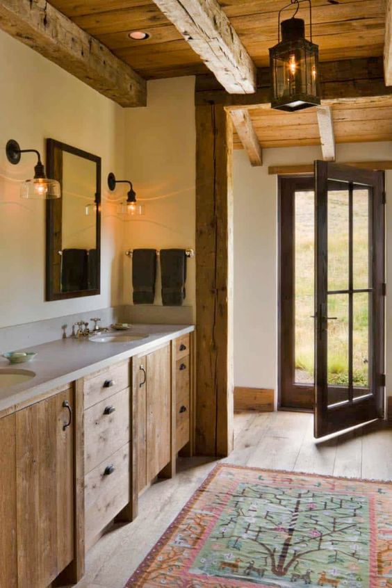 60 Cozy Barn Bathroom Design Ideas - DigsDigs