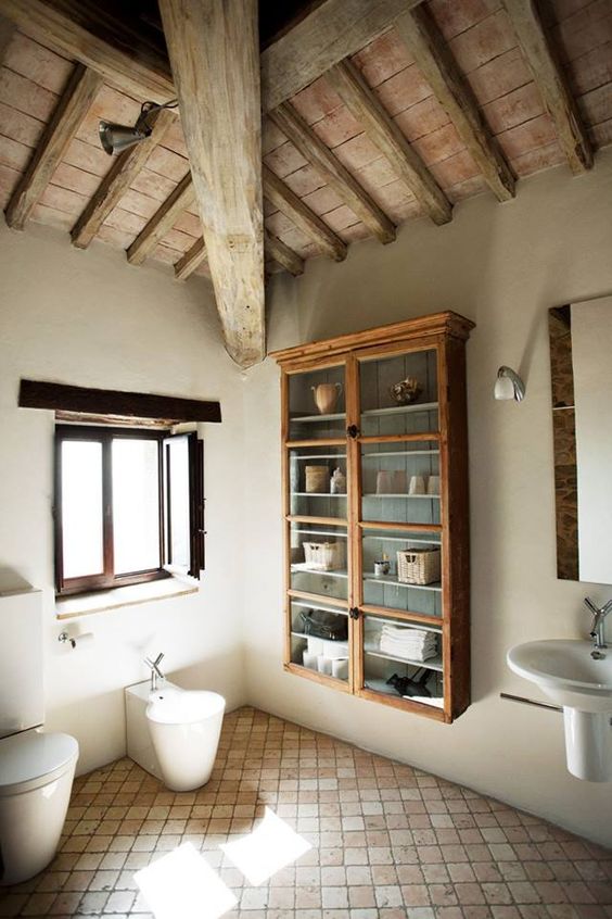 60 Cozy Barn Bathroom Design Ideas - DigsDigs