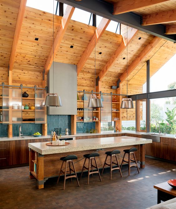 60 Dream Barn Kitchen Designs - DigsDigs