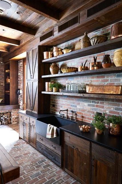 60 Dream Barn Kitchen Designs - DigsDigs