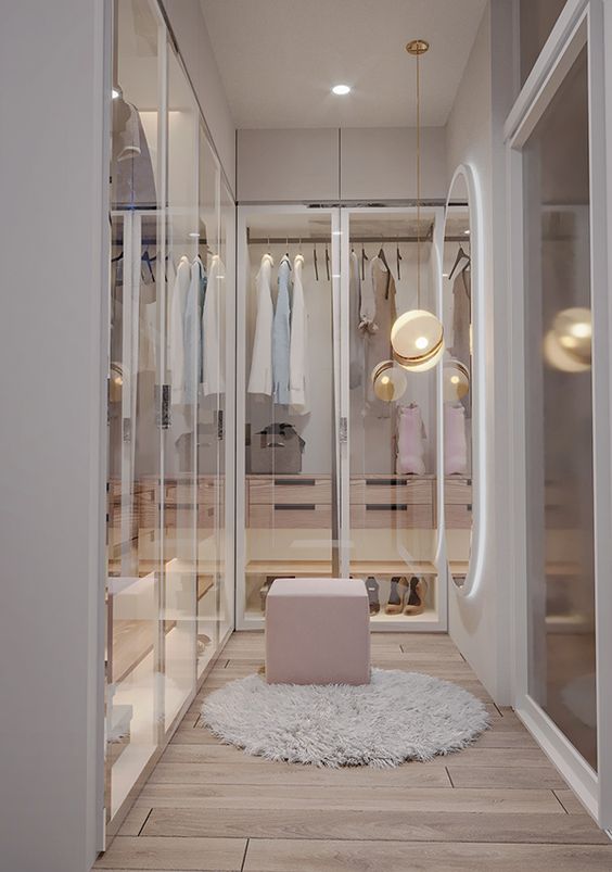 Girly Walk In Closet Design