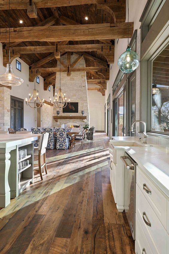 60 Dream Barn Kitchen Designs - DigsDigs