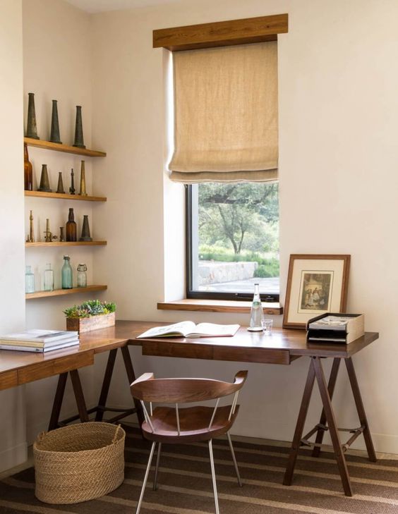 63 Awesome Rustic Home Office Designs - DigsDigs