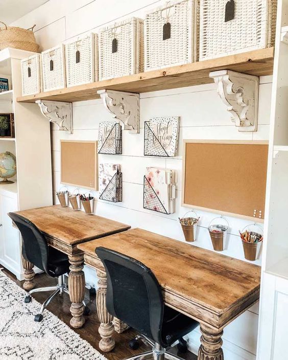63 Awesome Rustic Home Office Designs - DigsDigs