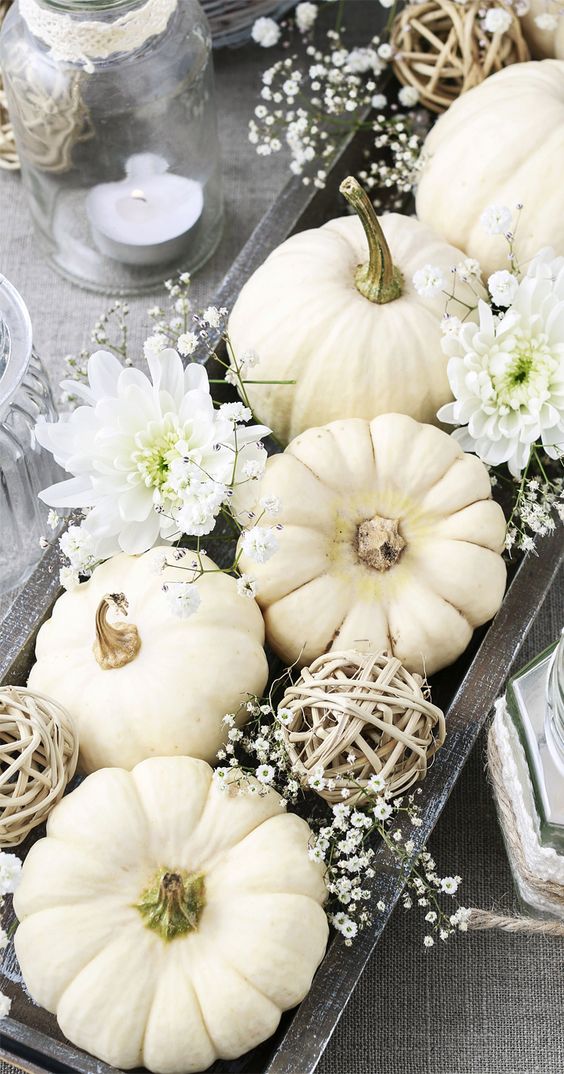 61 Exquisite White Fall Décor Ideas - DigsDigs