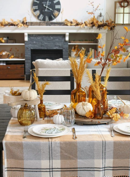 90 Cool Fall Table Settings For Special Occasions And Not Only - DigsDigs
