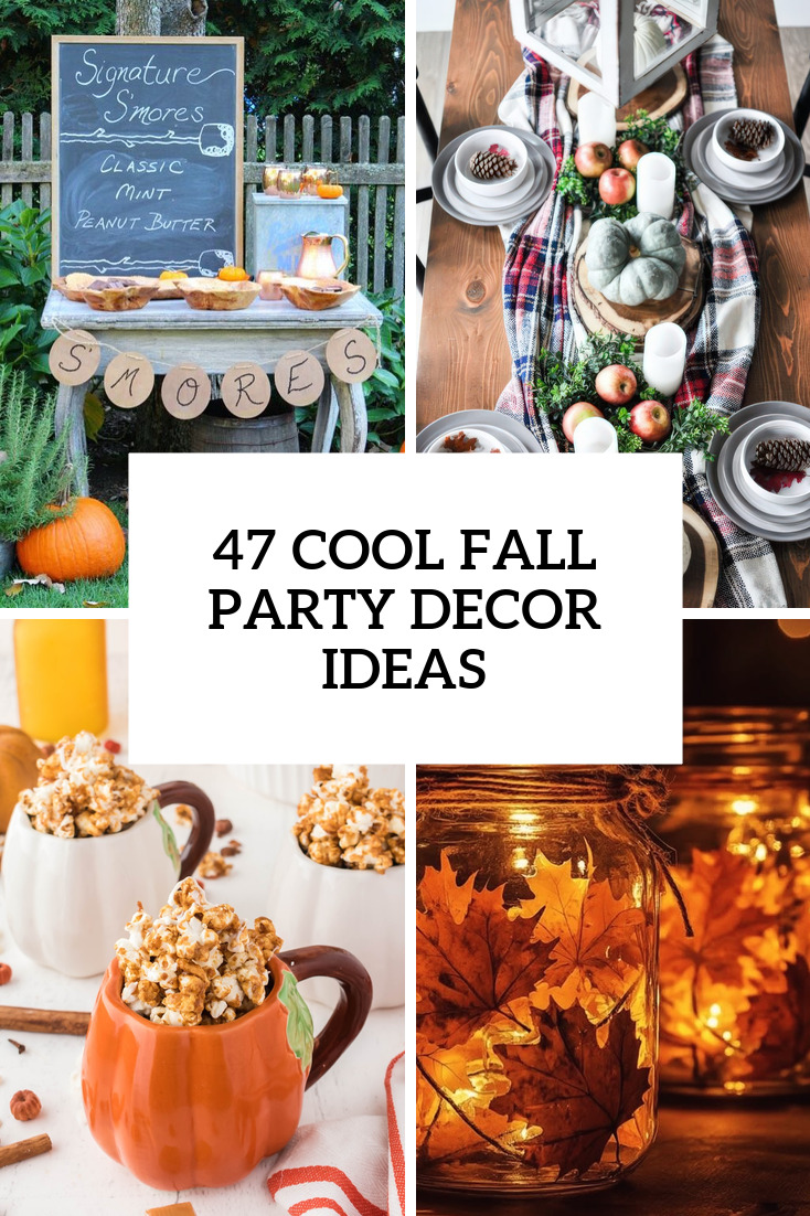 66 Cool Fall Party D cor Ideas DigsDigs