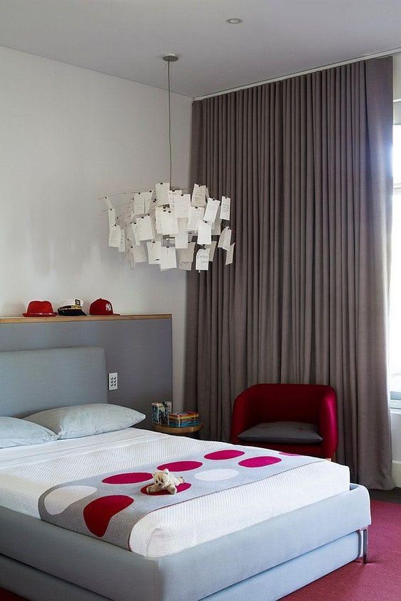 52 Cool Red And Grey Home Décor Ideas - DigsDigs