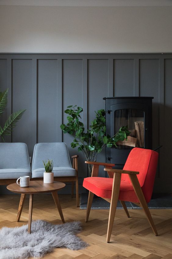 52 Cool Red And Grey Home Décor Ideas - DigsDigs