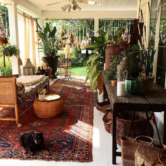 39 Awesome Bohemian Porch Décor Ideas - DigsDigs