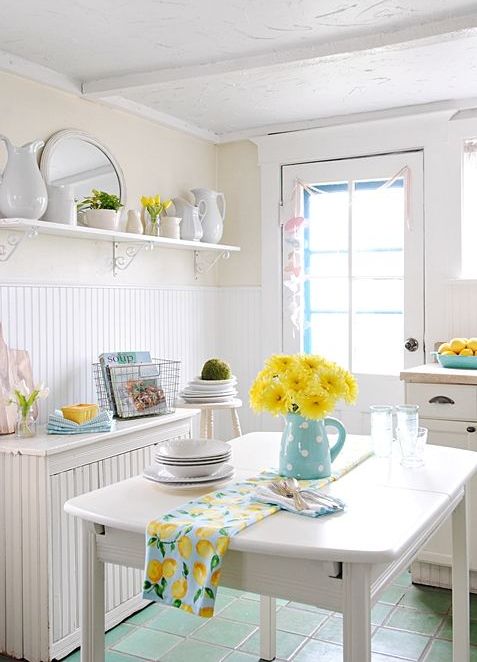 77 Inspiring Spring Kitchen Décor Ideas - DigsDigs