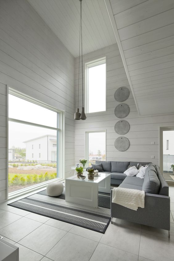 64 Relaxed Rooms With Whitewashed Wood Walls - DigsDigs