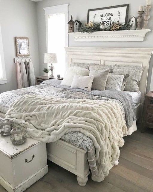 36 Calm And Relaxed Whitewashed Headboards - DigsDigs