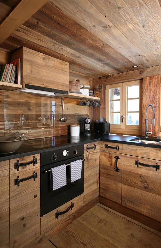 54 Cozy Chalet Kitchen Designs To Get Inspired - DigsDigs