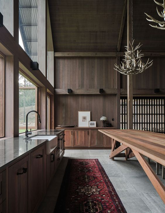 54 Cozy Chalet Kitchen Designs To Get Inspired - DigsDigs