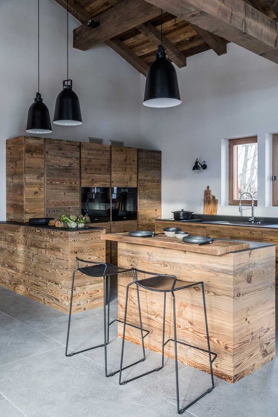 54 Cozy Chalet Kitchen Designs To Get Inspired - DigsDigs