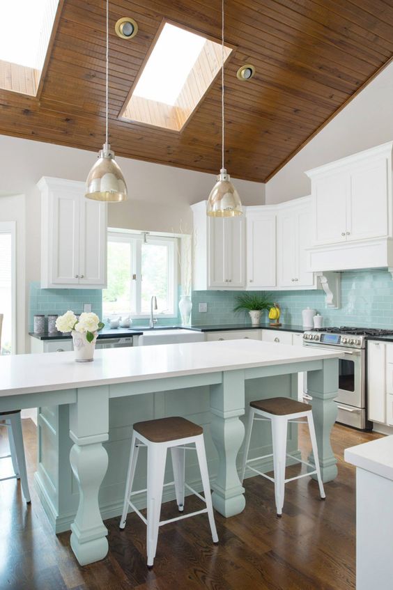 74 Amazing Beach-Inspired Kitchen Designs - DigsDigs