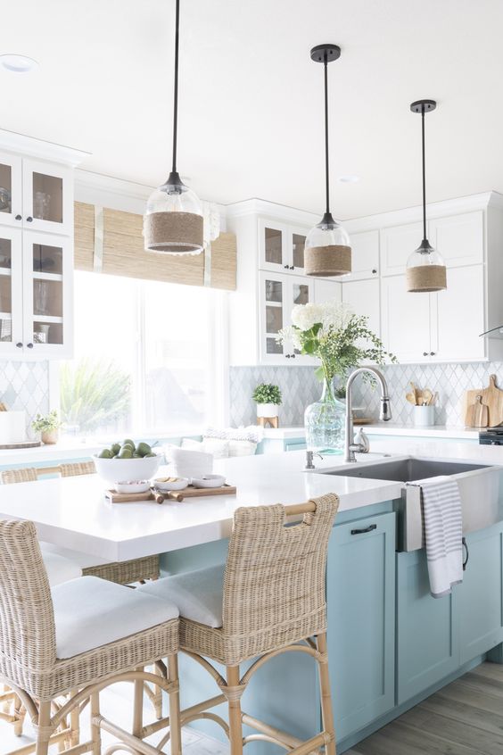 74 Amazing Beach-Inspired Kitchen Designs - DigsDigs