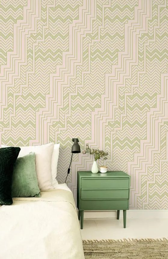 57 Stylish Geometric Accent Wall Ideas - DigsDigs