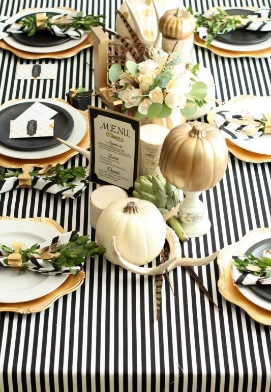 41 Stylish Modern Thanksgiving Décor Ideas - DigsDigs