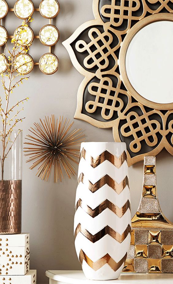 78 Glam Gold Accents And Accessories For Your Interior - DigsDigs