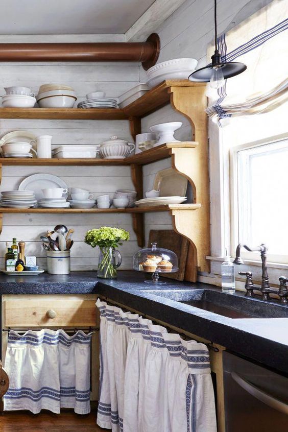 67 Super Cozy And Charming Cottage Kitchens - DigsDigs