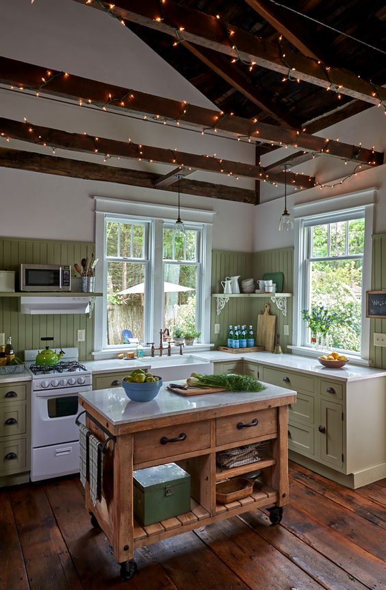 67 Super Cozy And Charming Cottage Kitchens - DigsDigs