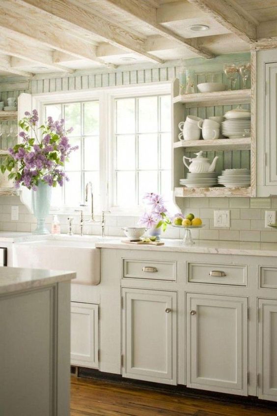 67 Super Cozy And Charming Cottage Kitchens - DigsDigs