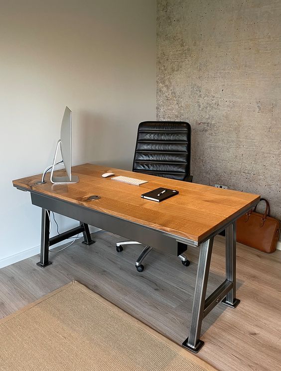 51 Stylish Industrial Desks For Your Office - DigsDigs