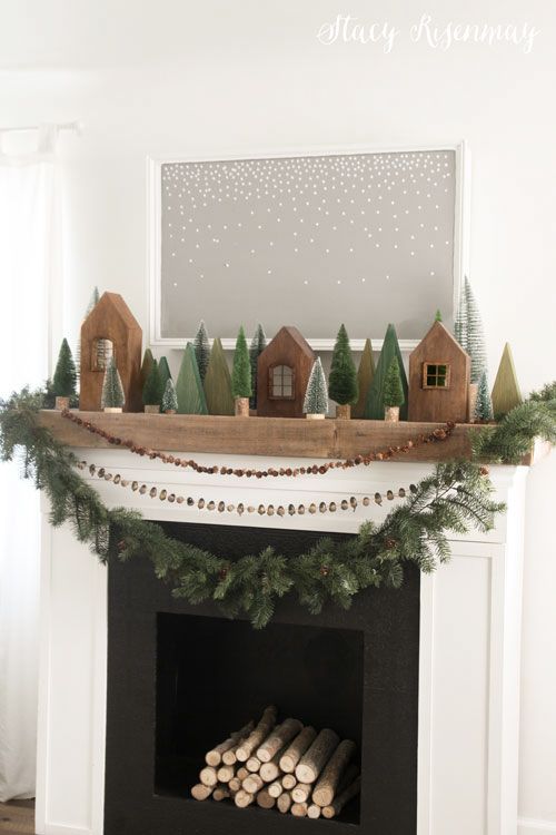 44 Adorable Indoor Rustic Christmas Décor Ideas - DigsDigs