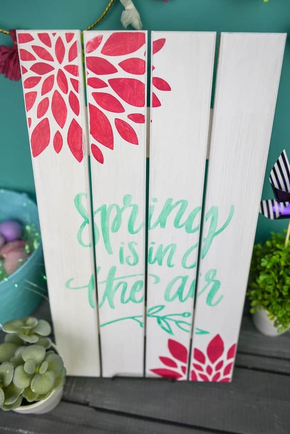 42 Creative And Fun Spring Signs For Décor - DigsDigs