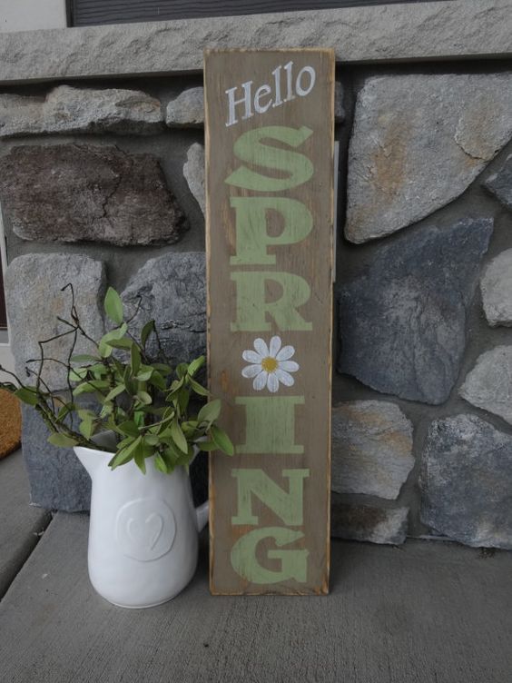 42 Creative And Fun Spring Signs For Décor - DigsDigs