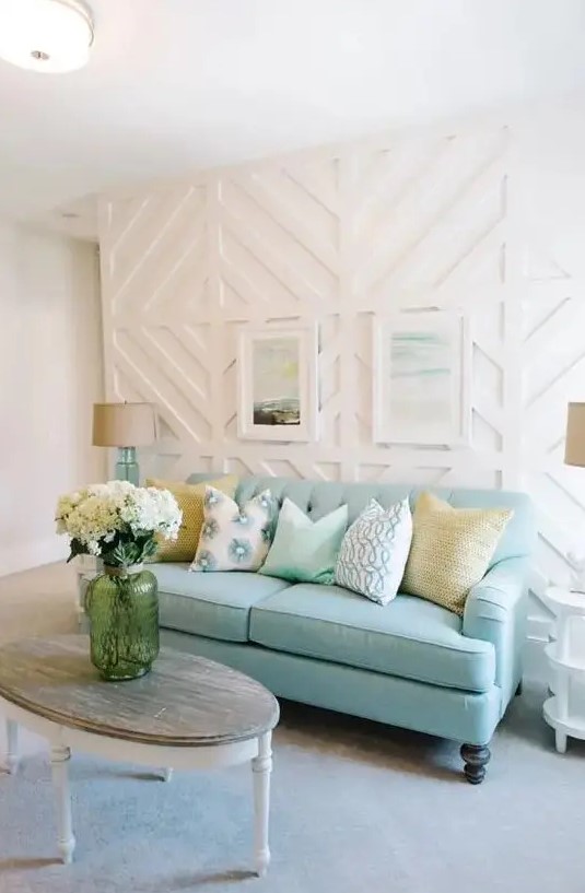 56 Stylish Geometric Décor Ideas For Your Living Room - DigsDigs