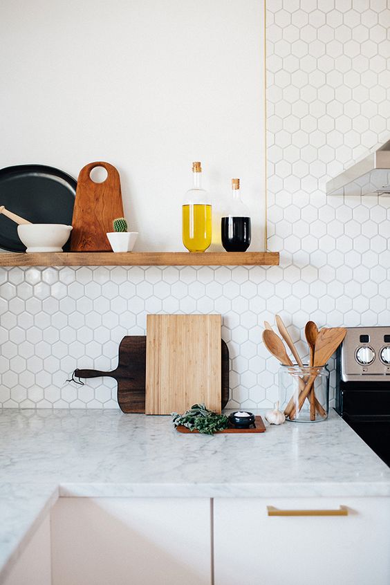 44 Cool Geometric Kitchen Décor Ideas To Rock - DigsDigs