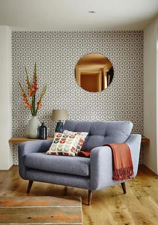 56 Stylish Geometric Décor Ideas For Your Living Room - DigsDigs