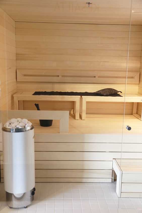 62 Stylish Steam Rooms And Saunas For Homes - DigsDigs