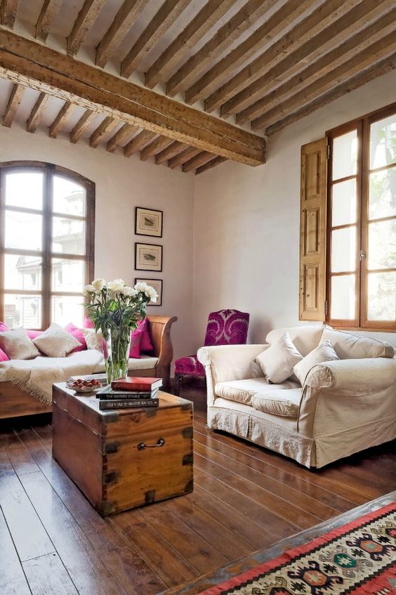 49 Adorable And Romantic Provence Living Rooms - DigsDigs