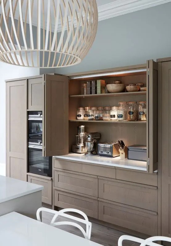 85 Smart Hidden Kitchen Storage Ideas - DigsDigs
