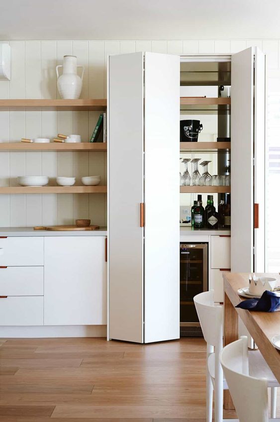85 Smart Hidden Kitchen Storage Ideas - DigsDigs